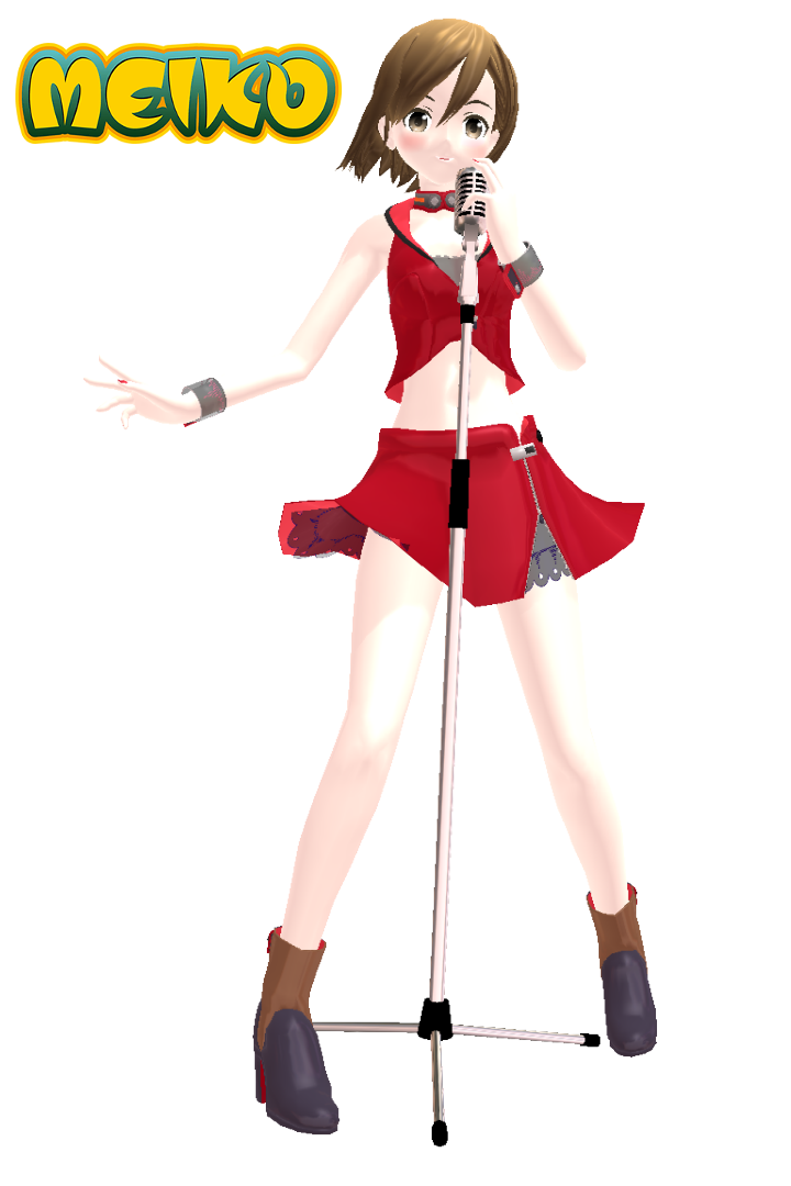 MMD MEIKO V3 Pose DL by CelestCSilvari on DeviantArt
