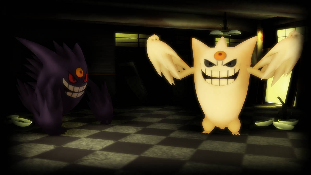 MMD Mega Gengar DL by CelestCSilvari on DeviantArt