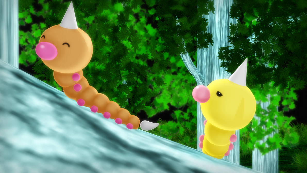 MMD PK Weedle DL by CelestCSilvari on DeviantArt