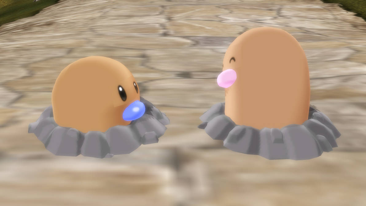 MMD PK Diglett DL by CelestCSilvari on DeviantArt