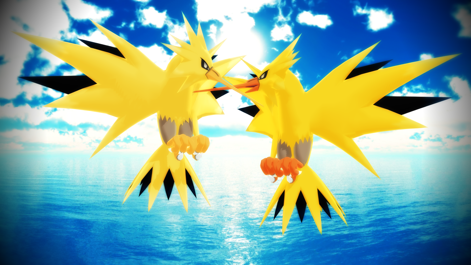 MMD PK Zapdos DL by CelestCSilvari on DeviantArt
