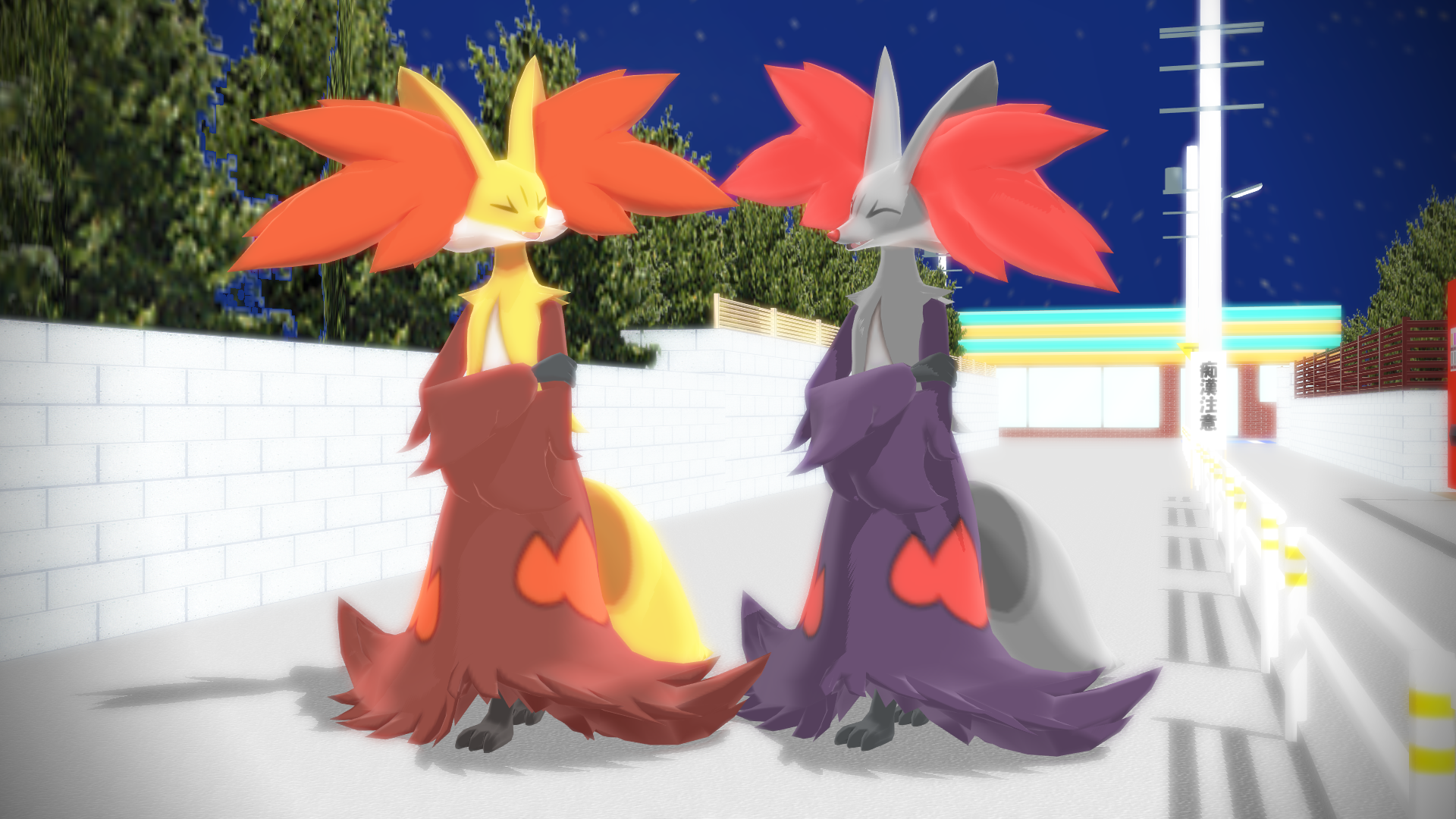 MMD PK Delphox DL by CelestCSilvari on DeviantArt