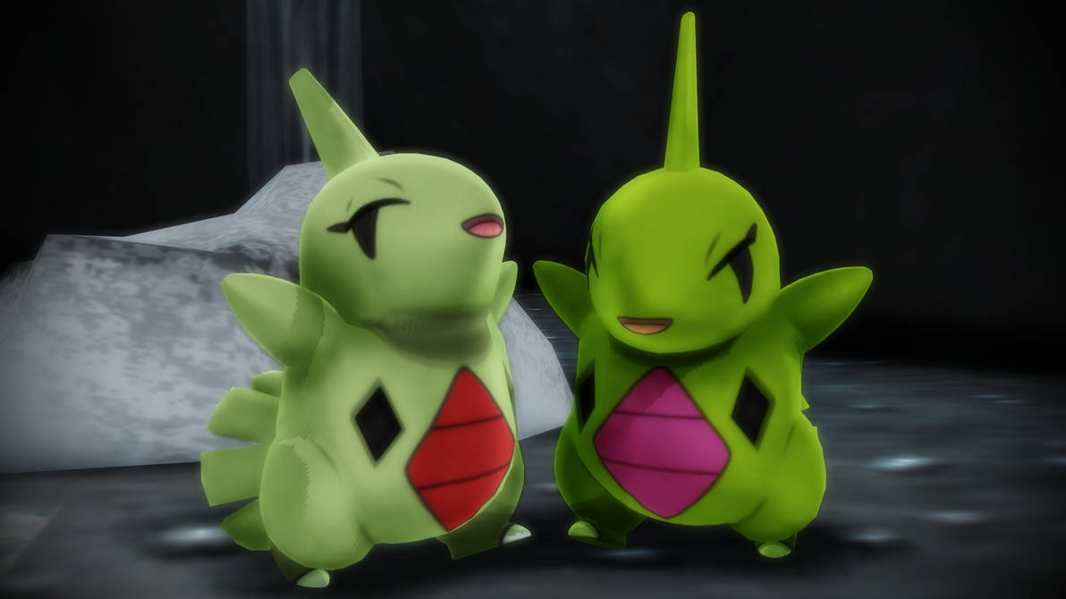 MMD PK Larvitar DL by CelestCSilvari on DeviantArt