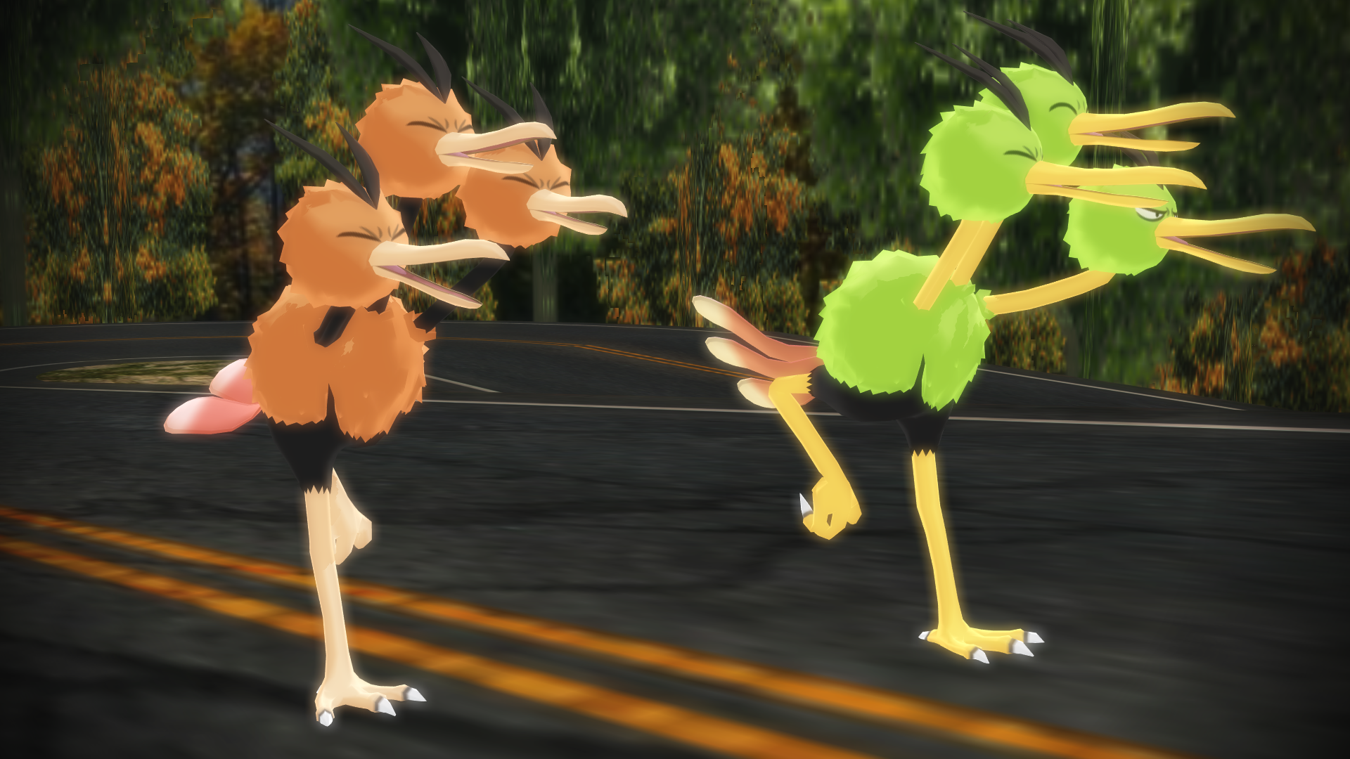 MMD PK Dodrio DL by CelestCSilvari on DeviantArt