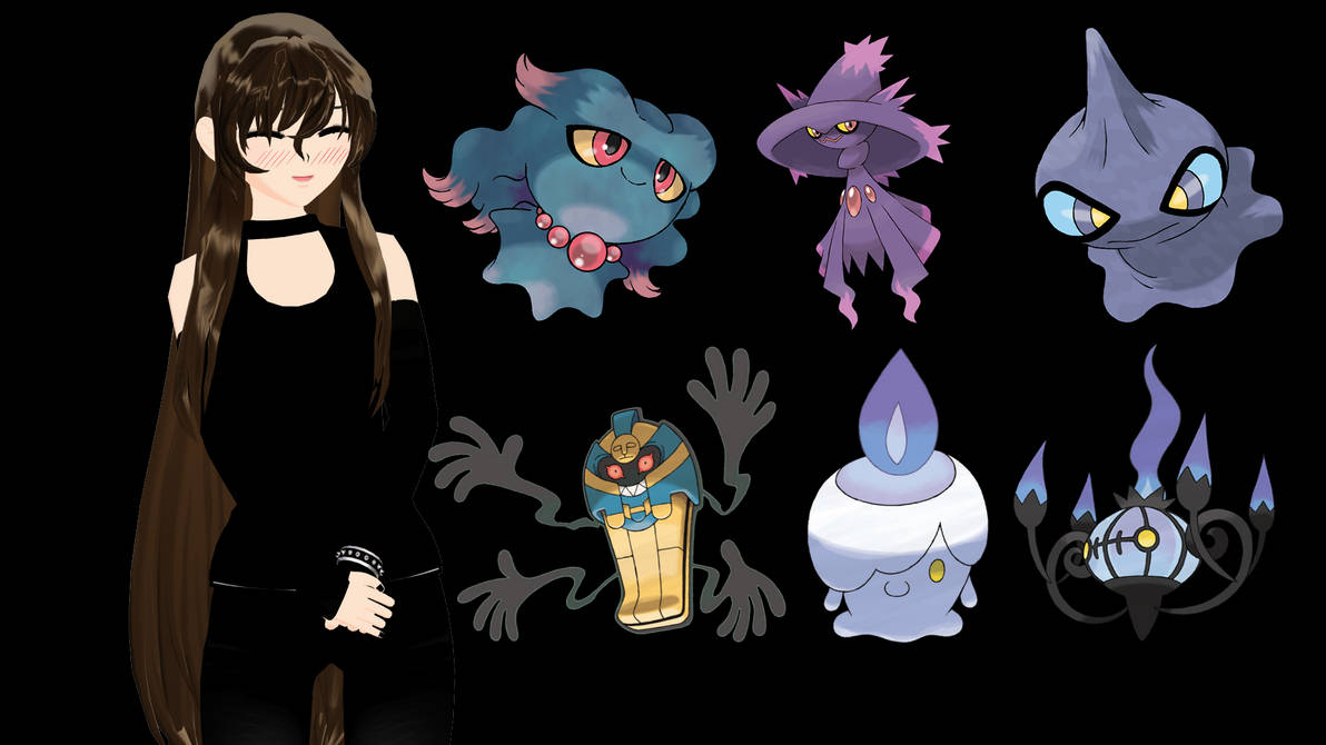 Pokemon SMD Model Pack 6 Ghost types by CelestCSilvari on DeviantArt