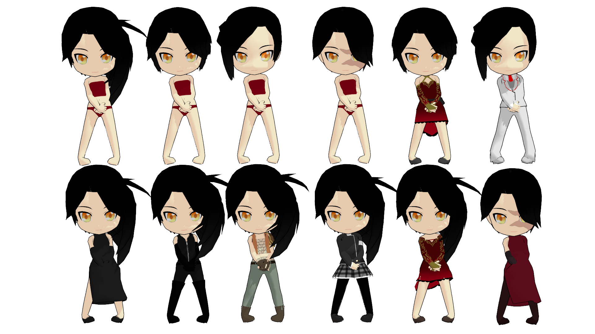 MMD RWBY Chibi Cinder Fall DL by CelestCSilvari on DeviantArt