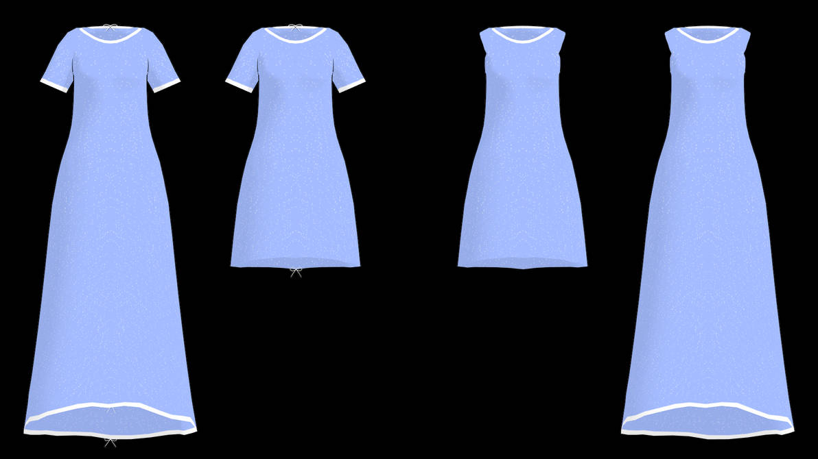 MMD Simple Gown DL by CelestCSilvari on DeviantArt