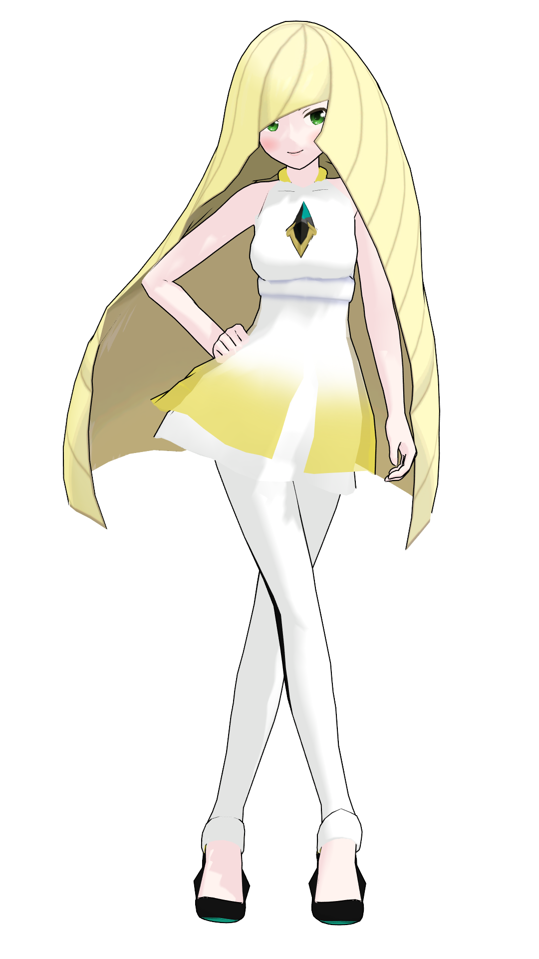 MMD Lusamine Pose DL by CelestCSilvari on DeviantArt