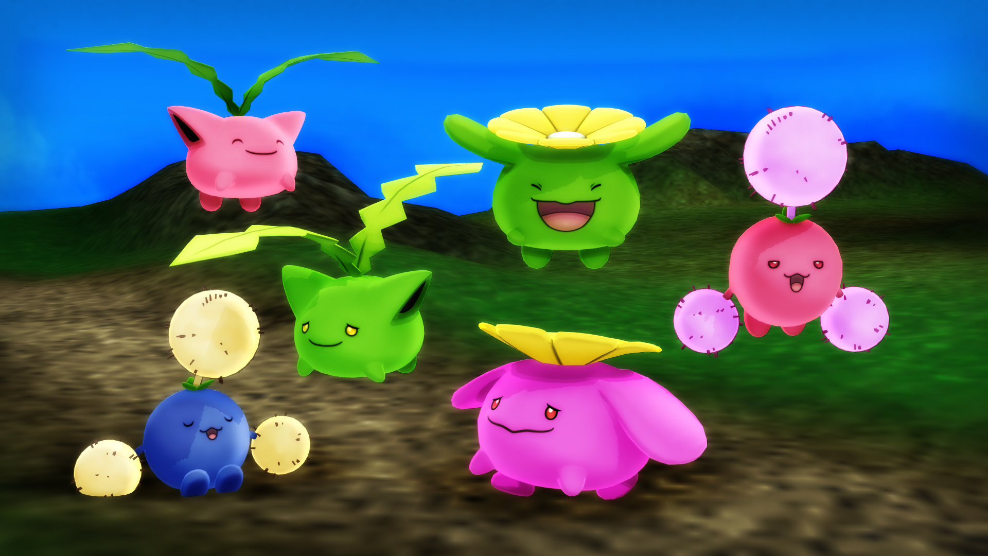 MMD PK Hoppip Line DL by CelestCSilvari on DeviantArt