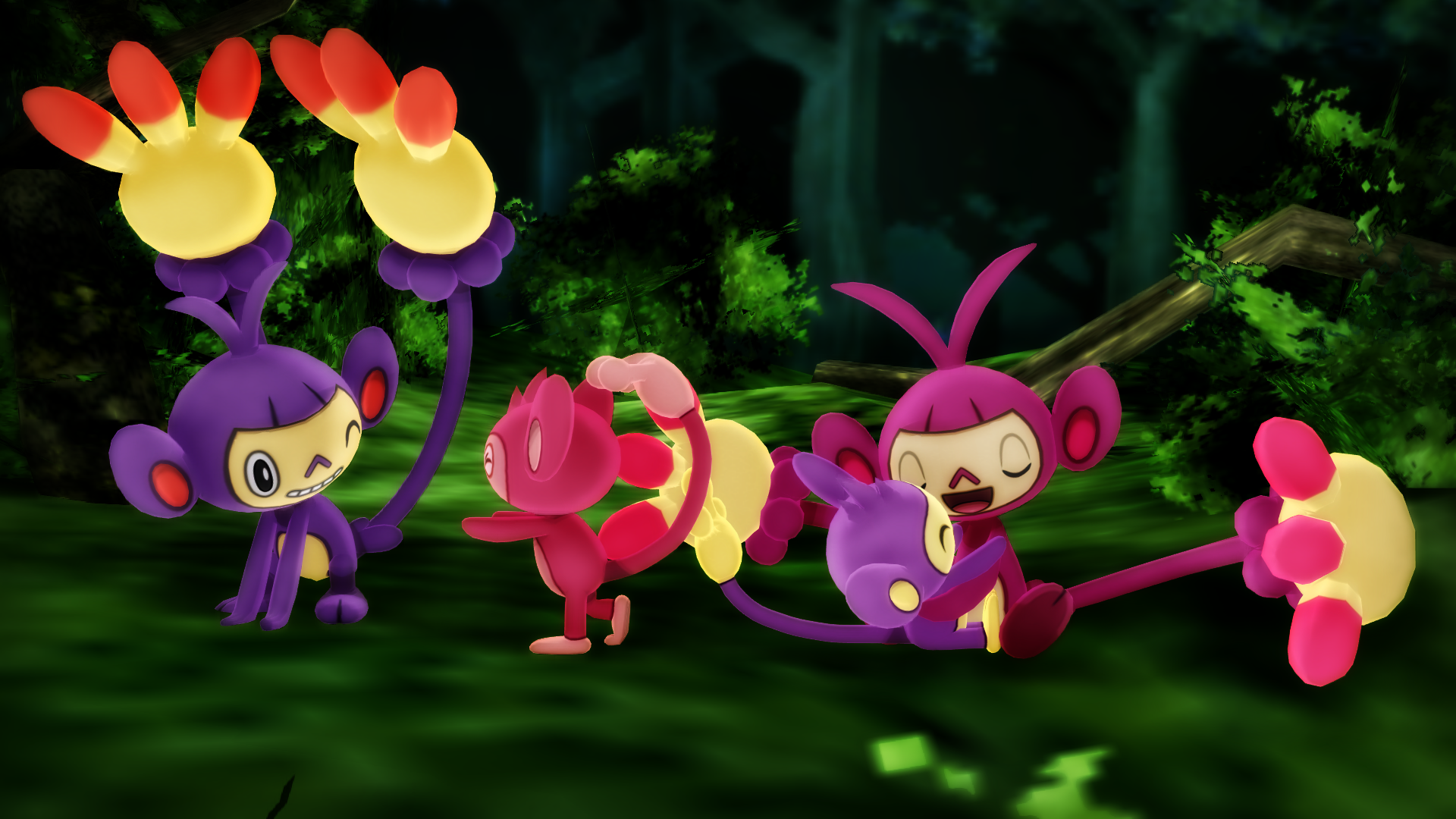 MMD PK Aipom Line DL by CelestCSilvari on DeviantArt