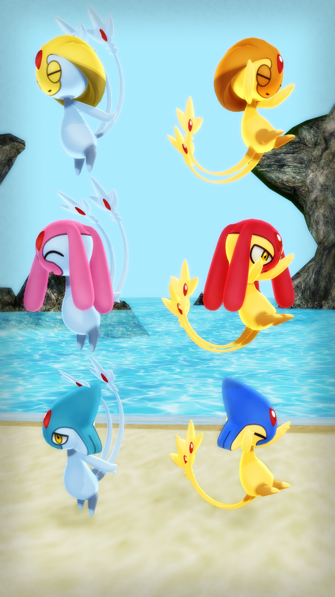 MMD PK Legendary Lake Trio DL by CelestCSilvari on DeviantArt