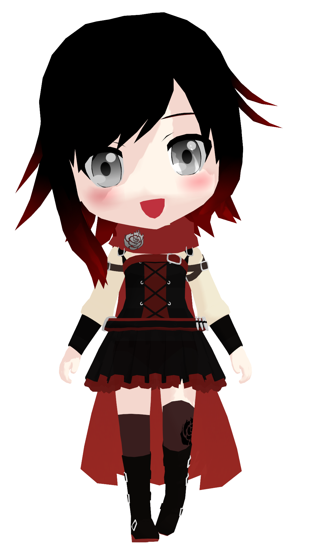 MMD Chibi Timeskip Ruby DL by CelestCSilvari on DeviantArt