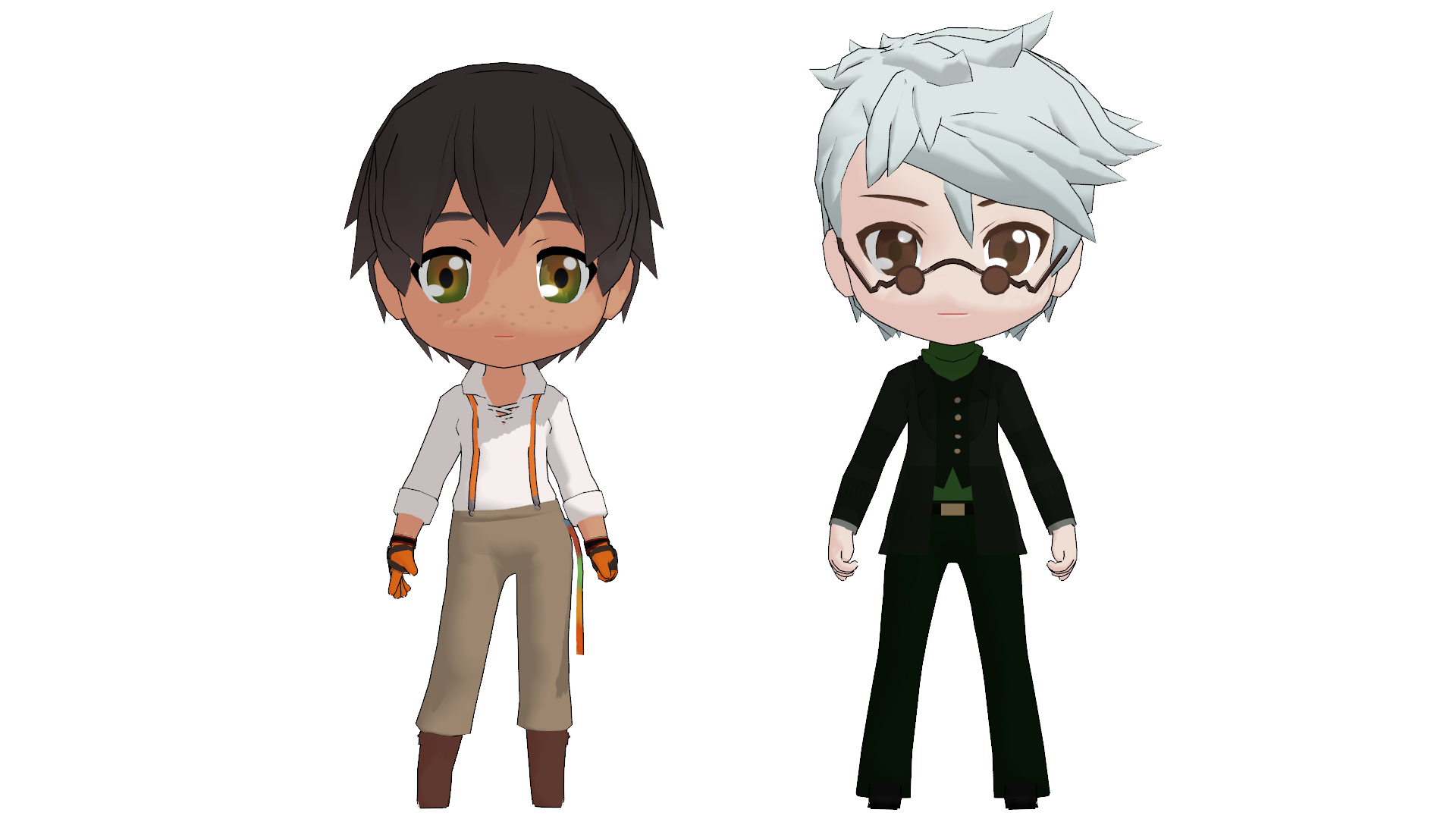 MMD Chibi RWBY Oscar and Ozpin DL by CelestCSilvari on DeviantArt
