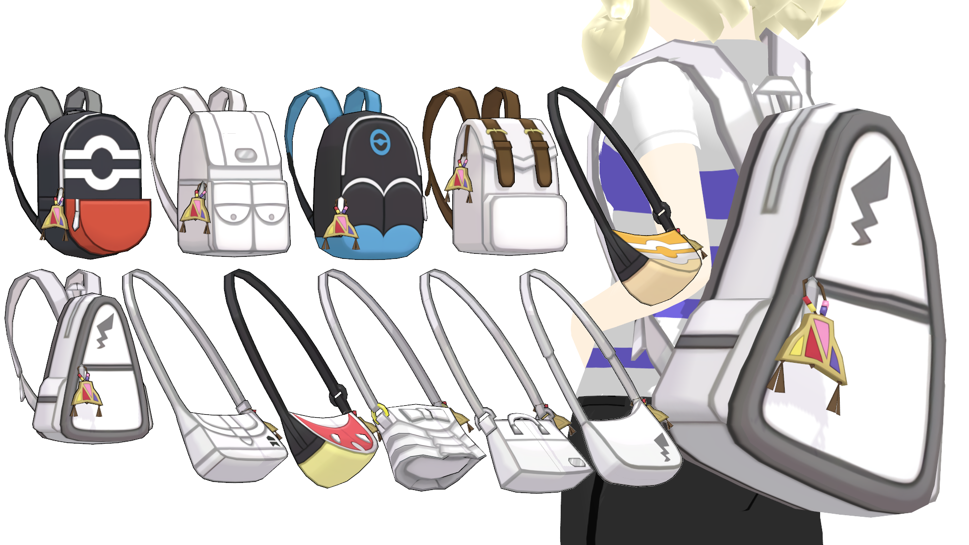 MMD PK SMUSUM Bags Pack DL by CelestCSilvari on DeviantArt