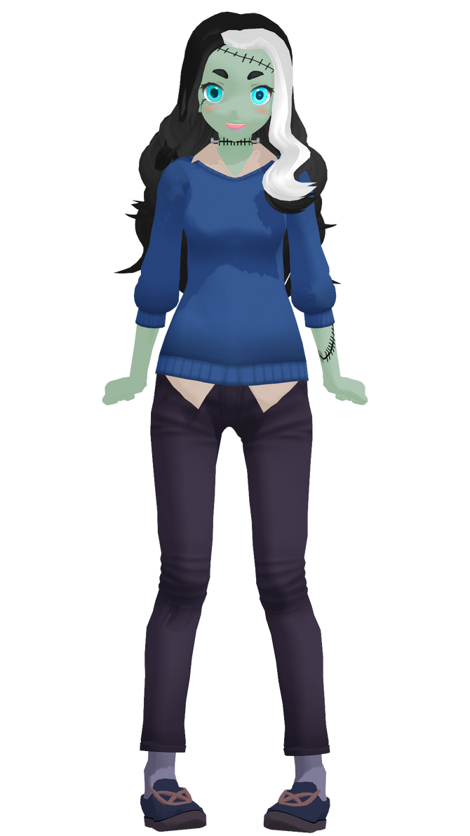 MMD Monster Prom Vicky Schmidt DL by CelestCSilvari on DeviantArt