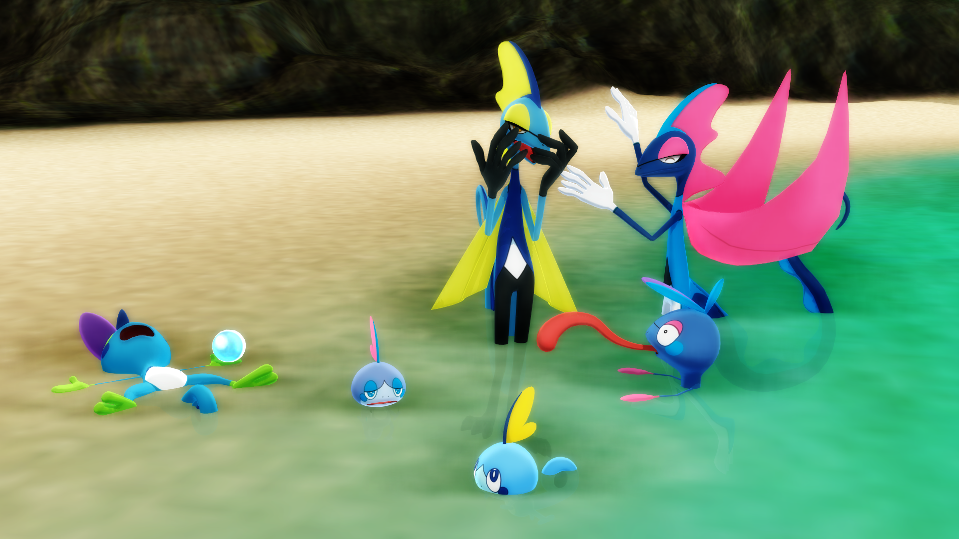 MMD PK Sobble Line DL by CelestCSilvari on DeviantArt