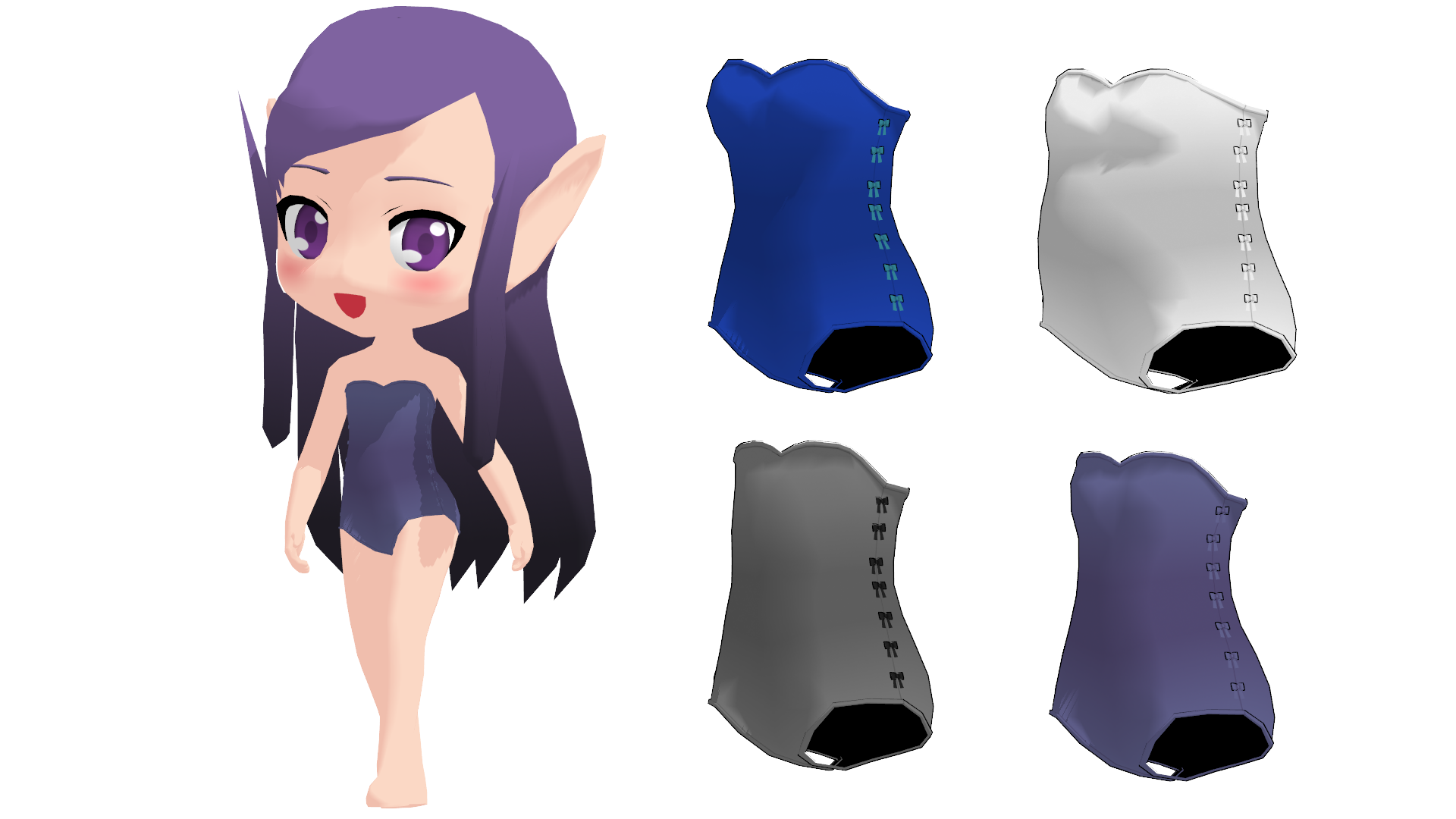 MMD Rummy Swimsuit 1 DL by CelestCSilvari on DeviantArt