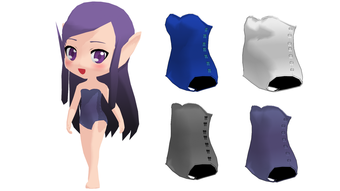 MMD Rummy Swimsuit 1 DL by CelestCSilvari on DeviantArt