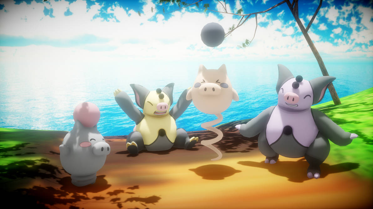 MMD PK Spoink Line DL by CelestCSilvari on DeviantArt