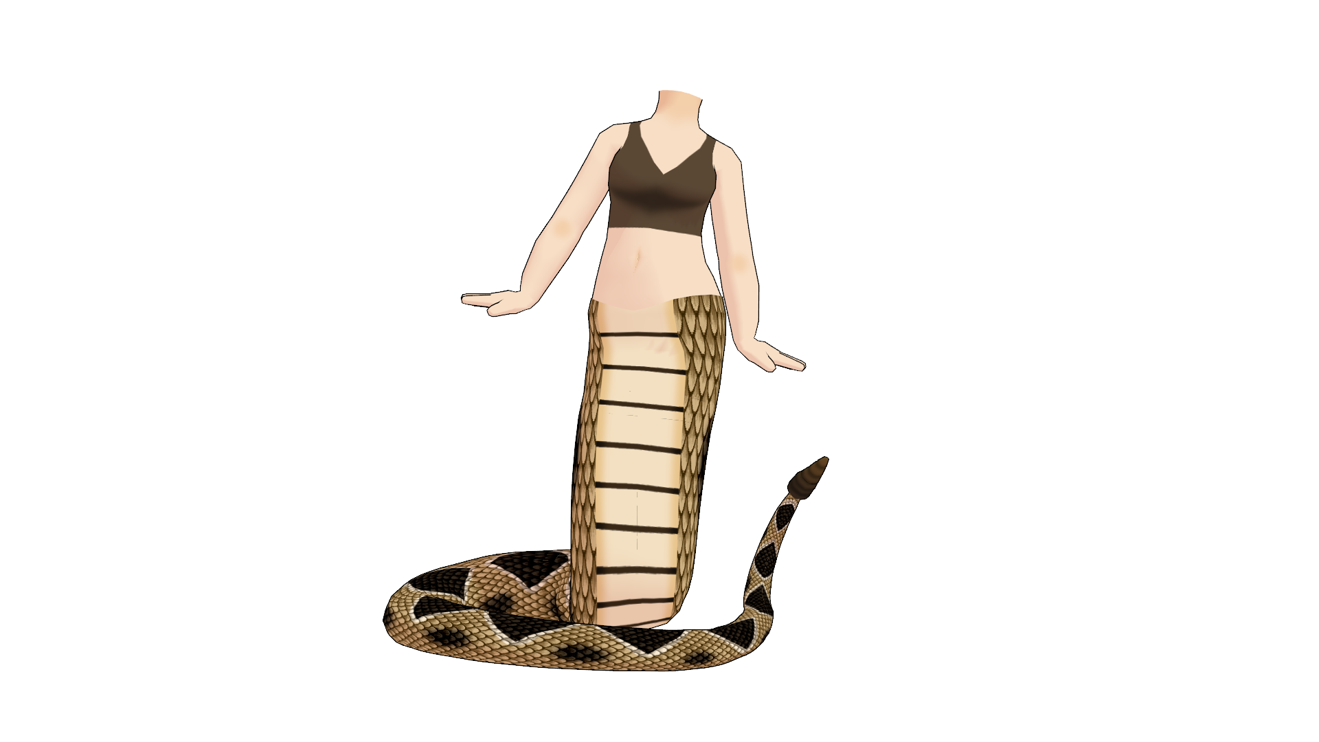 MMD Rummy Snake Base DL by CelestCSilvari on DeviantArt