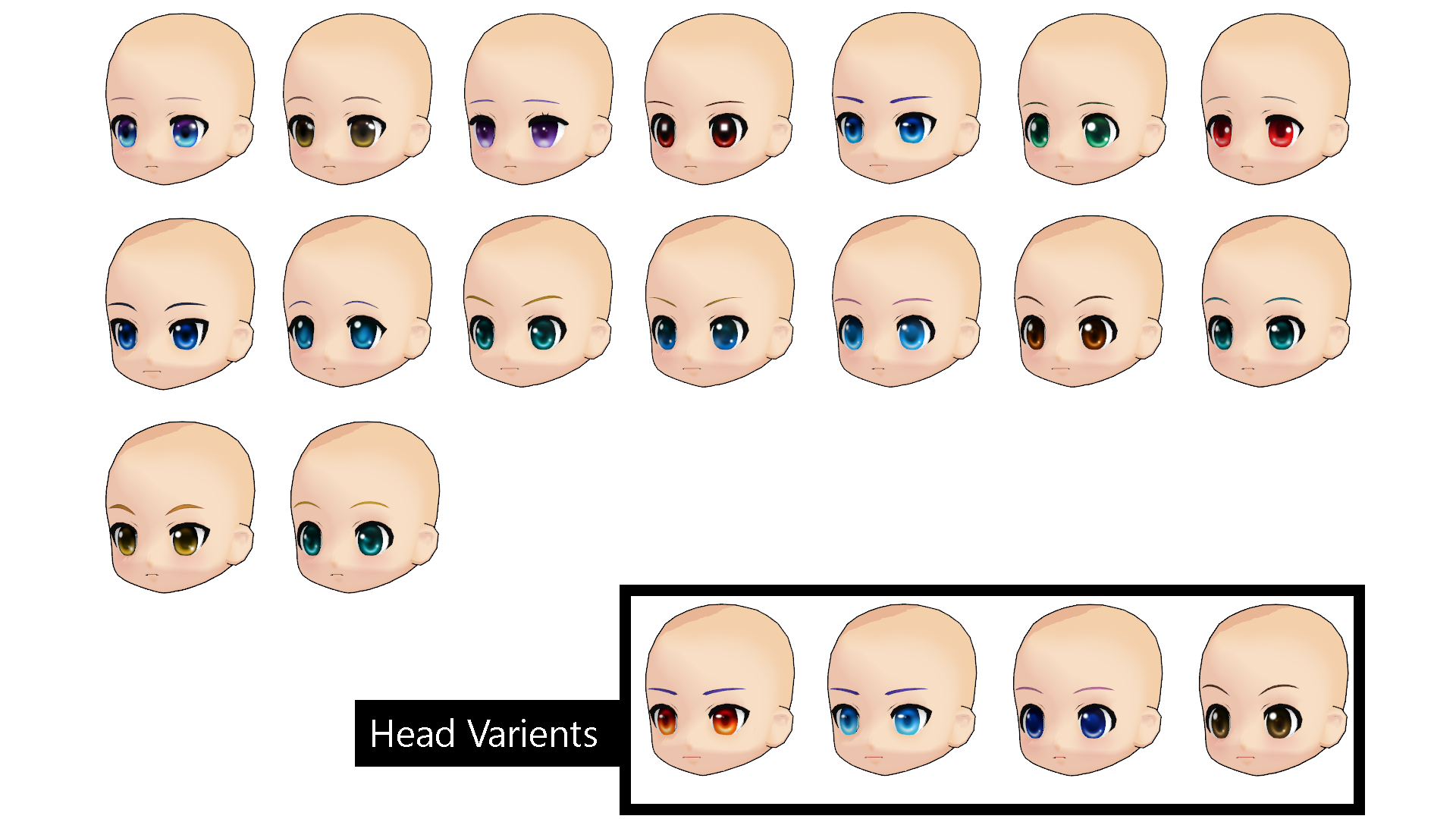 MMD Rummy Head Edits DL by CelestCSilvari on DeviantArt
