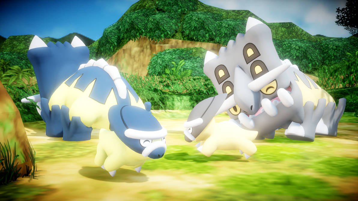 MMD PK Shieldon and Bastiodon DL by CelestCSilvari on DeviantArt