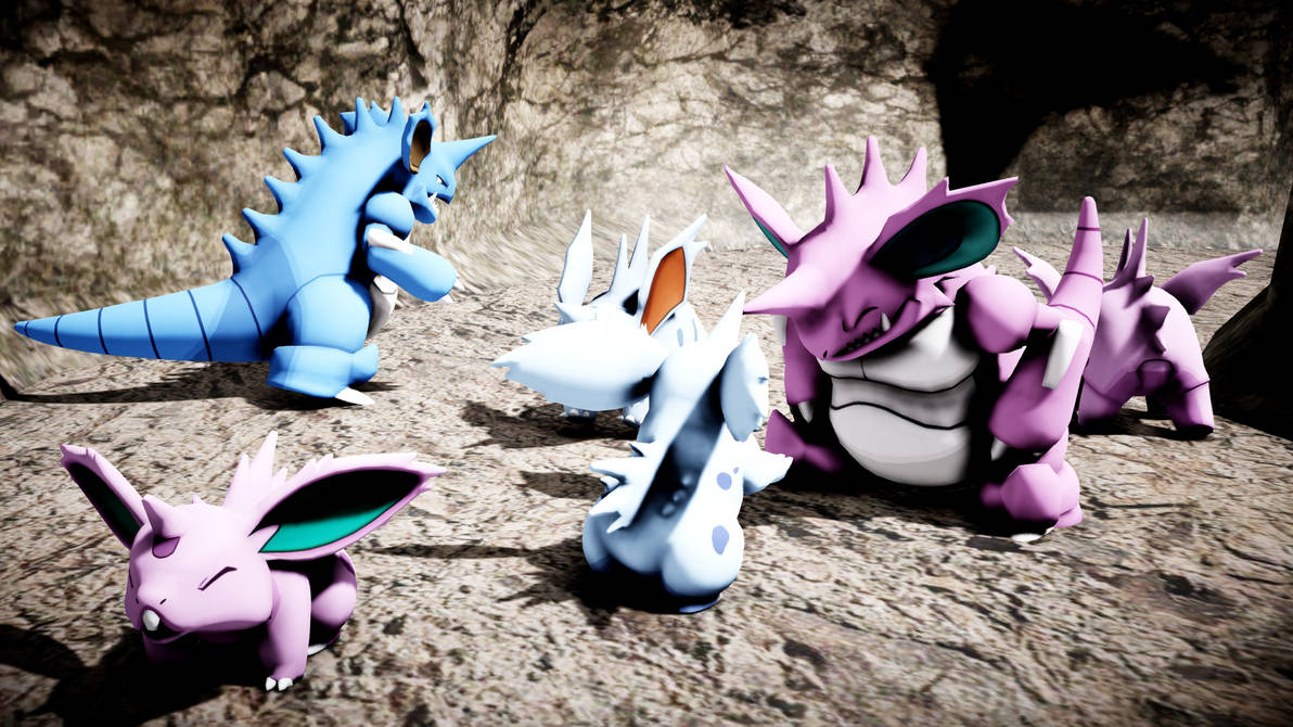 MMD PK Nidoran Male Line Update DL by CelestCSilvari on DeviantArt