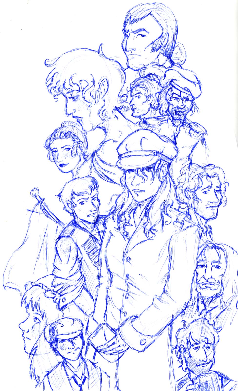 Les Miserables Sketches by GinOokami on DeviantArt
