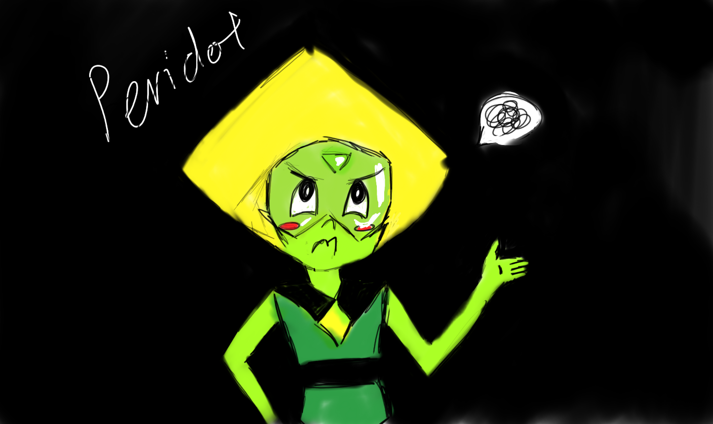 Peridot-first ever pic to be drawn by new tablet by Shellulose on ...