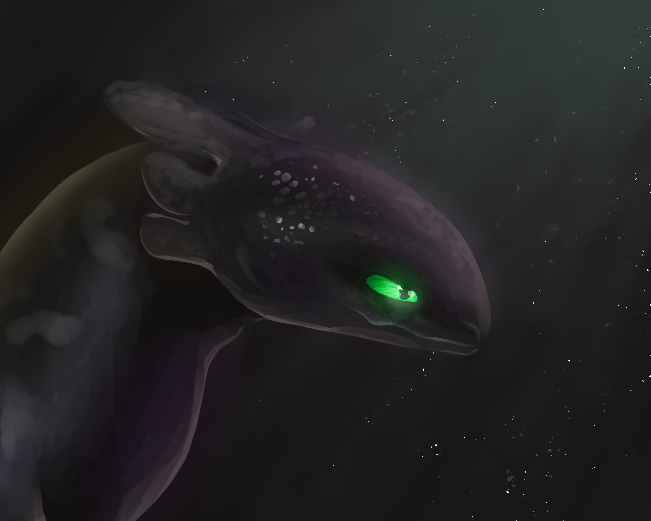 Toothless Portrait by Joan-Grace on DeviantArt