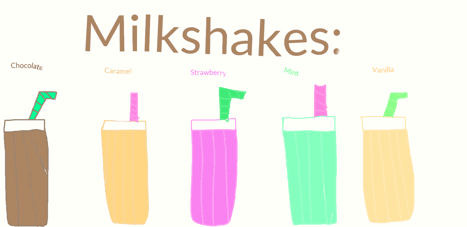 Milkshakes by MysticalBlackPegasus on DeviantArt