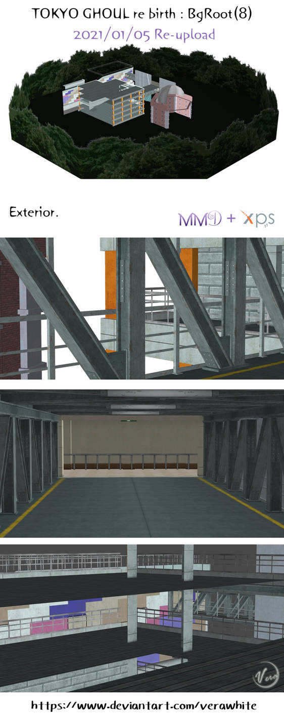 (MMD+XPS)Scenes--TOKYO GHOUL re birth-BgRoot (8) by Vera-White on ...