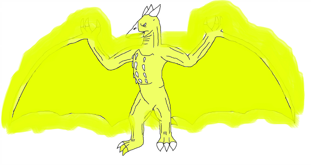 Golden fire Rodan (Sunny Rodan) by LeaderMegatron on DeviantArt