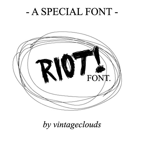 Riot -Paramore- Font. by vintageclouds on DeviantArt