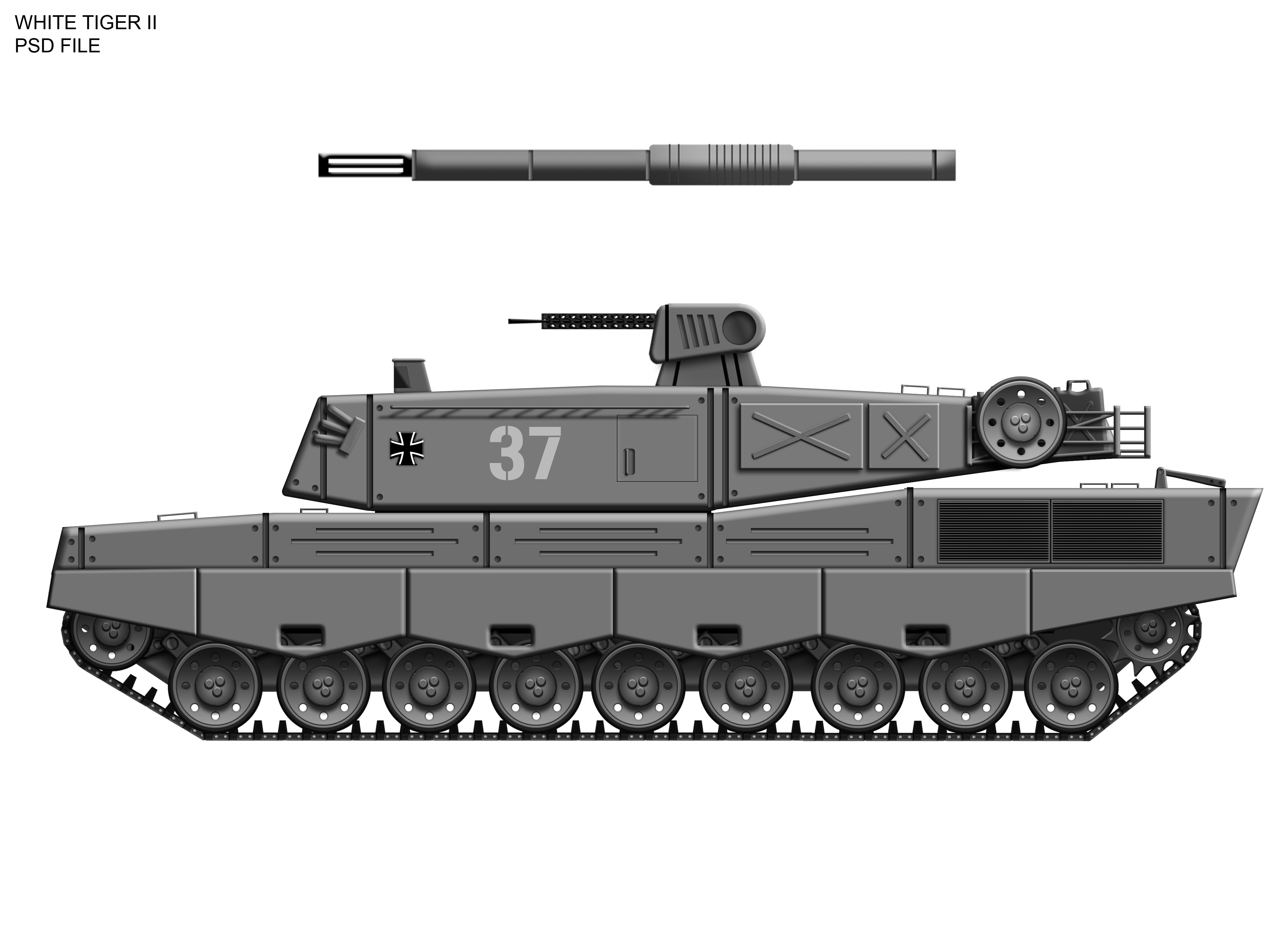 White Tiger II PSD by KevinTinierme on DeviantArt