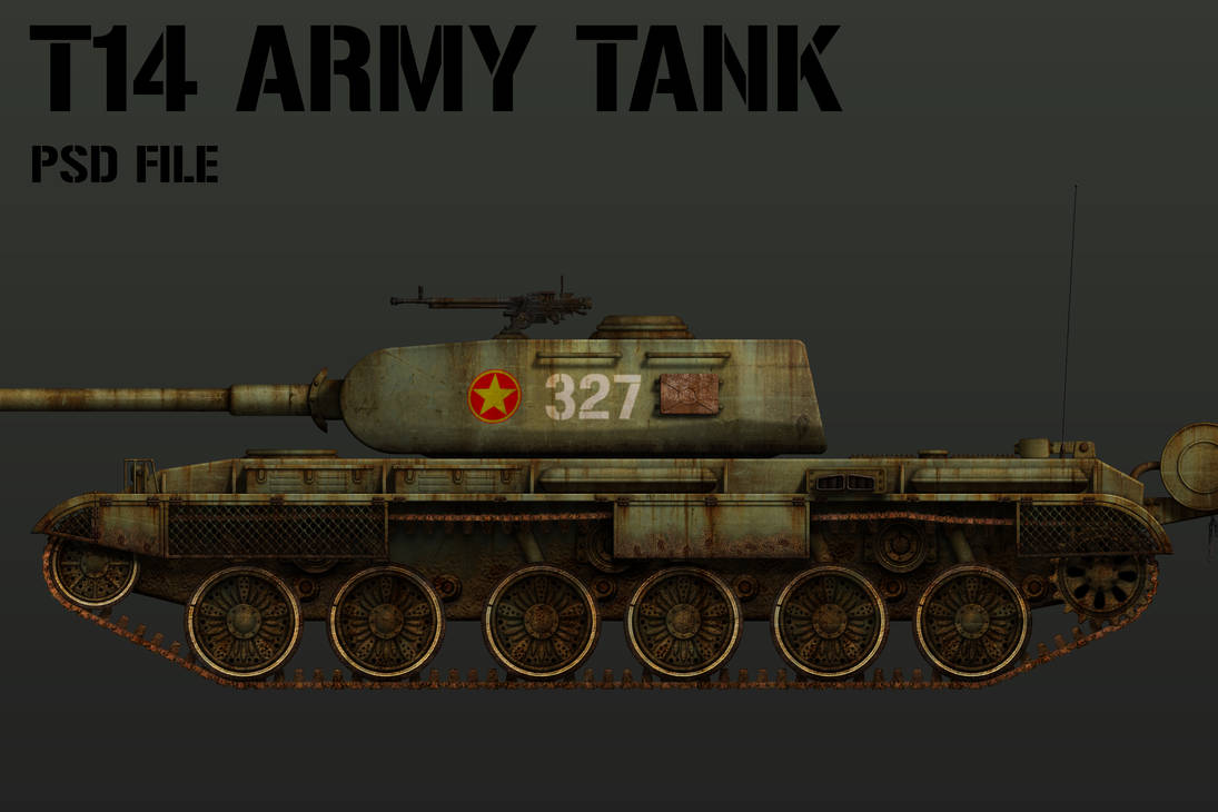 T14 Army Tank PSD by KevinTinierme on DeviantArt