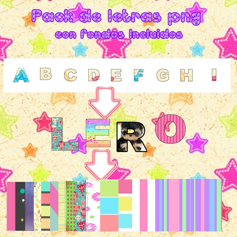 pack de letras png by gabriela1424 on DeviantArt