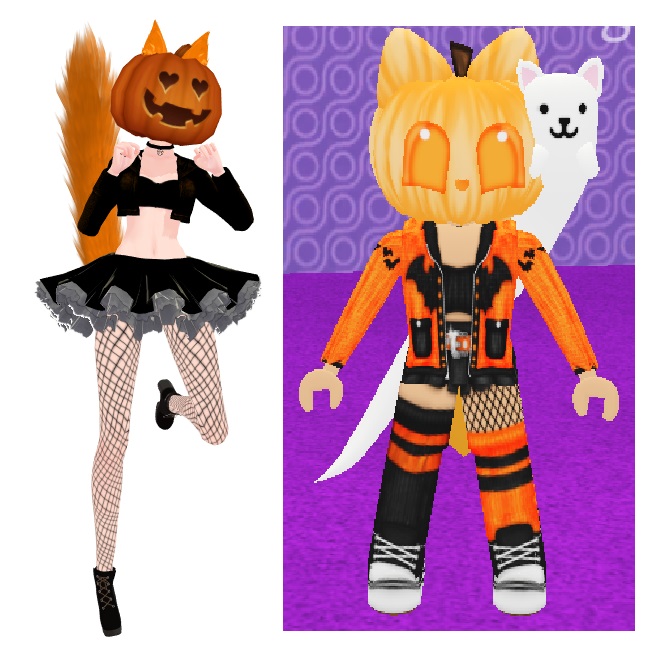 TDA MMD Halloween Pumpkin Kitty DL by Mangle-Foxcian on DeviantArt