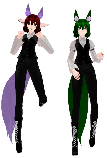 TDA MMD Neko Butlers DL by Mangle-Foxcian on DeviantArt