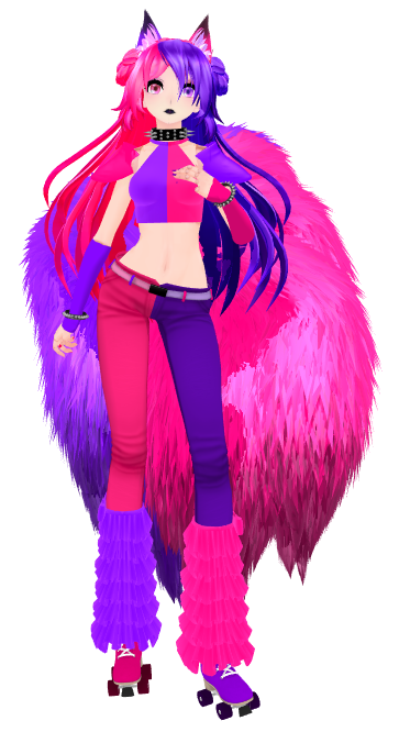 TDA MMD Janelle Long DL by Mangle-Foxcian on DeviantArt