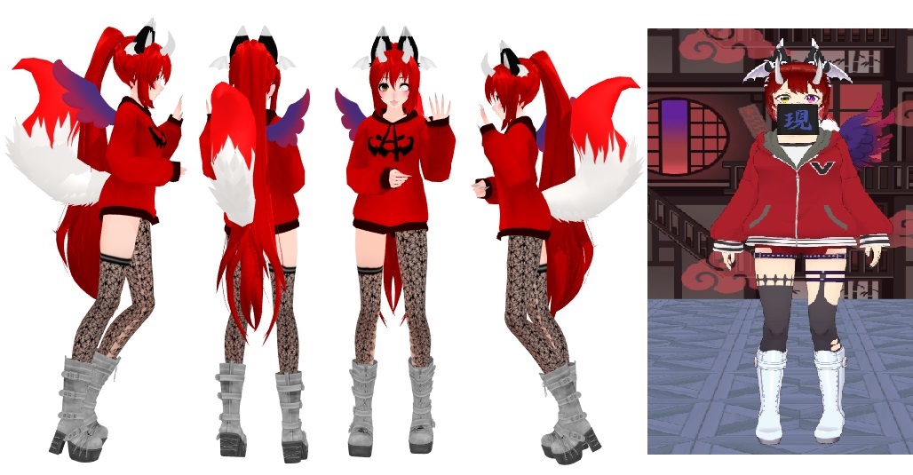 TDA MMD Azeil Nuka DL by Mangle-Foxcian on DeviantArt
