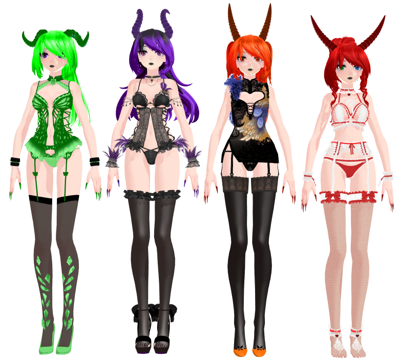 TDA MMD Succubus Healer's DL by Mangle-Foxcian on DeviantArt