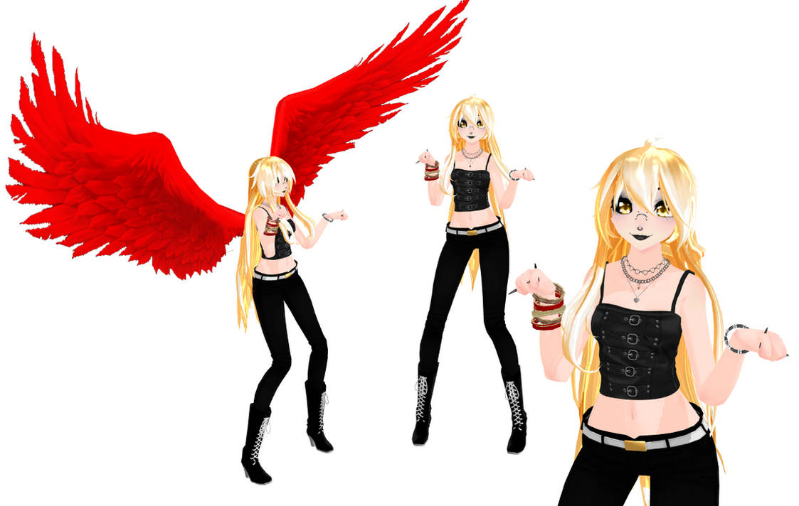 TDA MMD Jinx Takami Yonoshima DL by Mangle-Foxcian on DeviantArt
