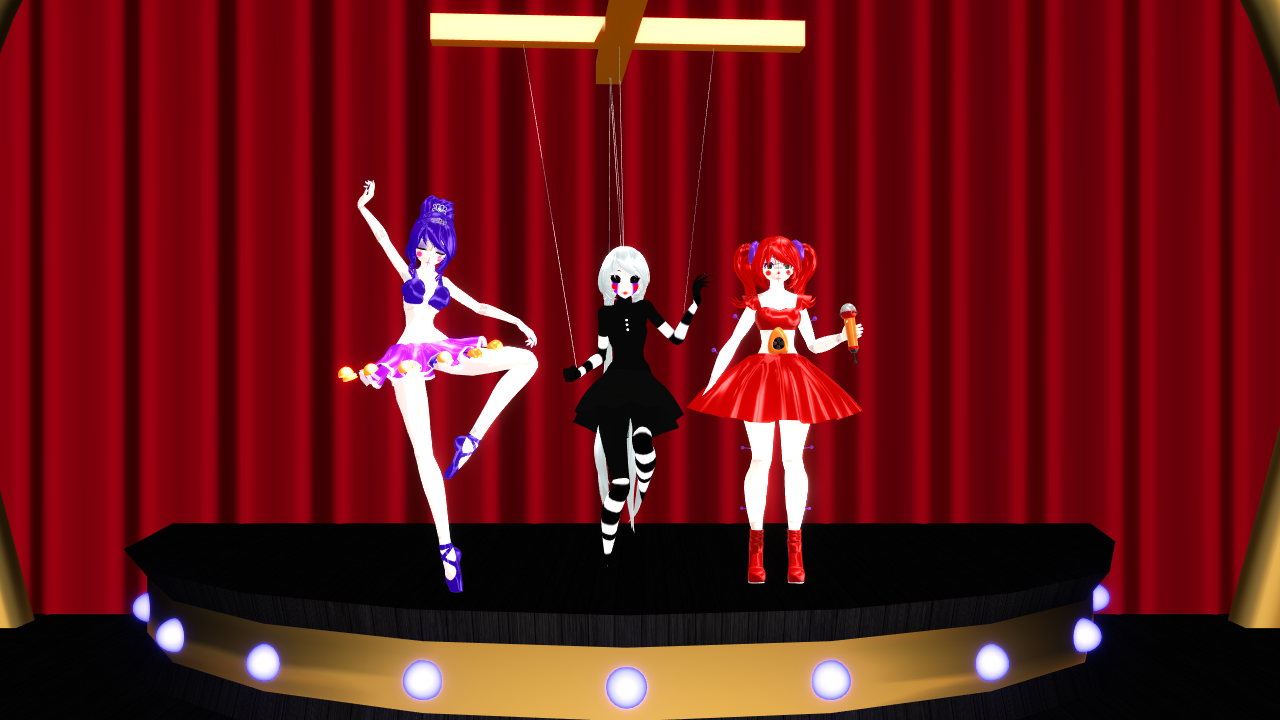 TDA MMD FNAF Girls Night Pack 2 DL by Mangle-Foxcian on DeviantArt