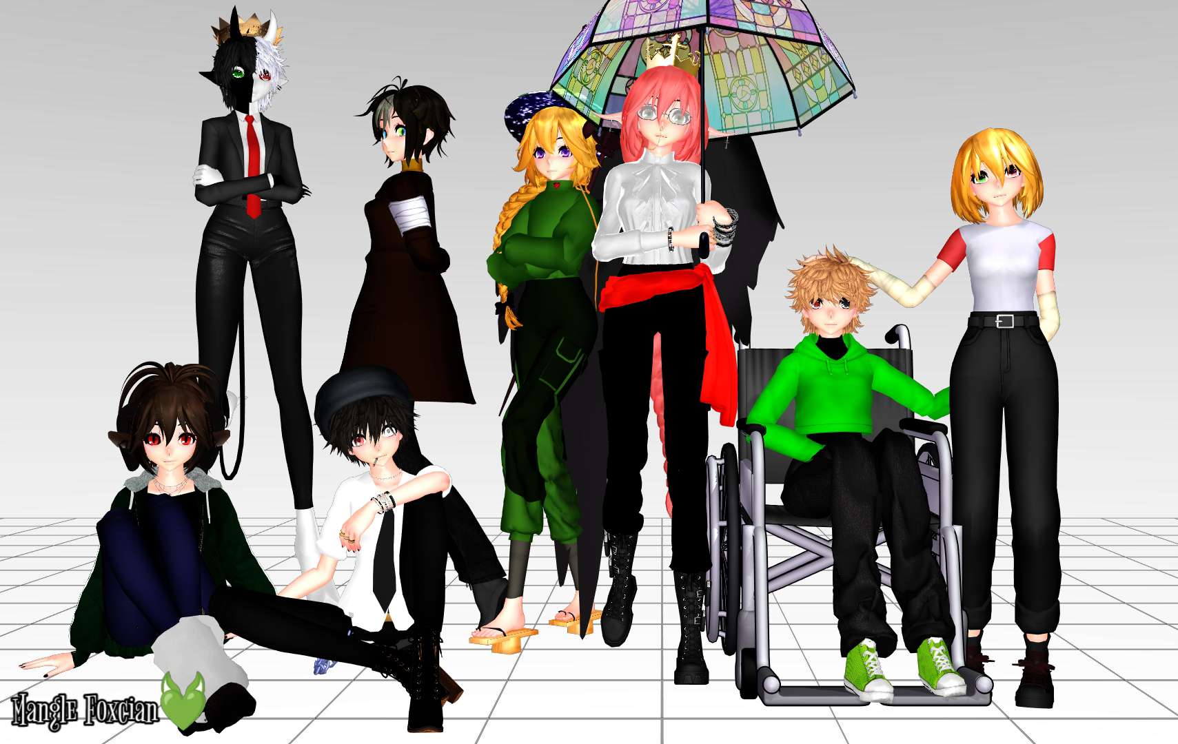 TDA MMD Dsmp Cosplay Pose DL P2U by Mangle-Foxcian on DeviantArt