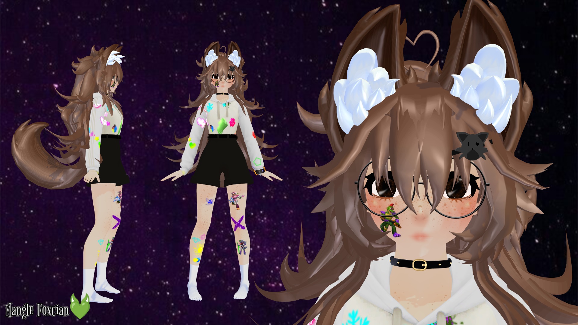 TDA MMD WolftailX Private DL Only by Mangle-Foxcian on DeviantArt