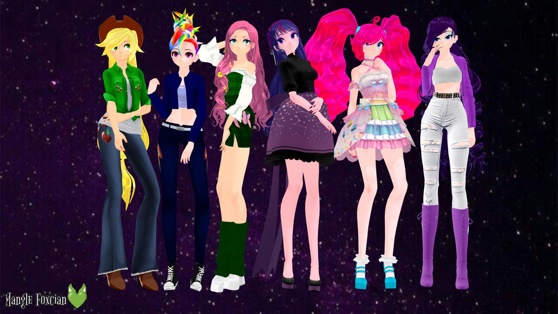 TDA MMD My little pony DL by Mangle-Foxcian on DeviantArt
