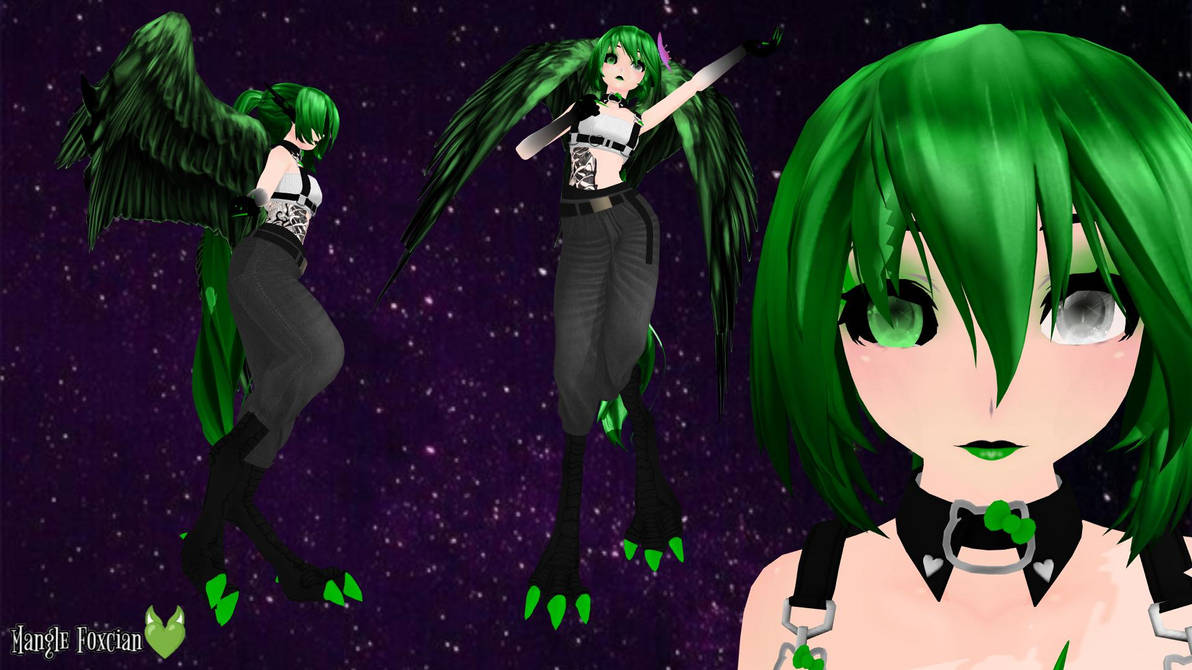 TDA MMD Crow DL by Mangle-Foxcian on DeviantArt