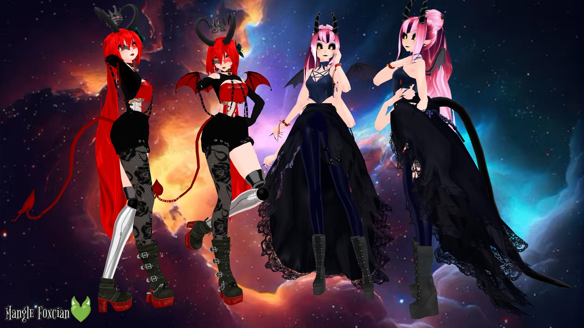 Tda Mmd Devil Dl By Mangle Foxcian On Deviantart