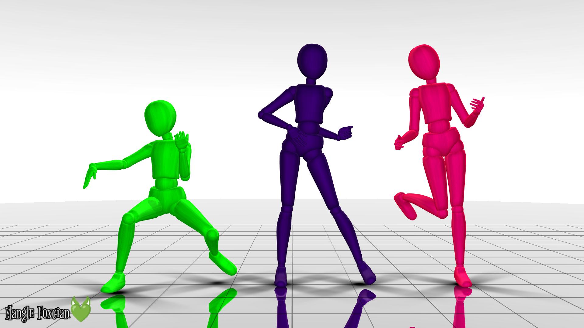 TDA MMD Fnaf Security Breach Pose DL by Mangle-Foxcian on DeviantArt